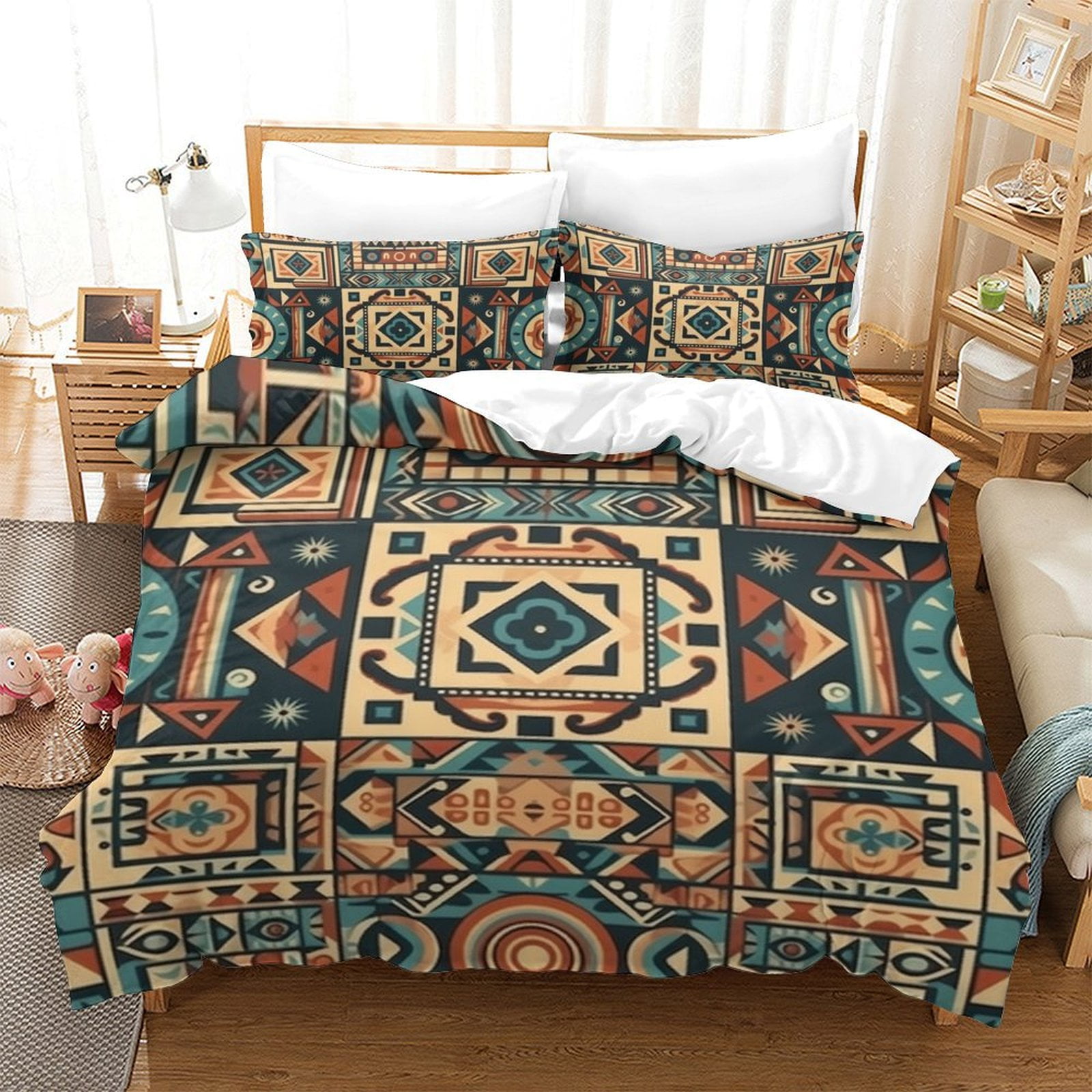 2/3pcs Duvet Cover Set Bohemian Bedspreads Adult Stylish Bedding Cover ...