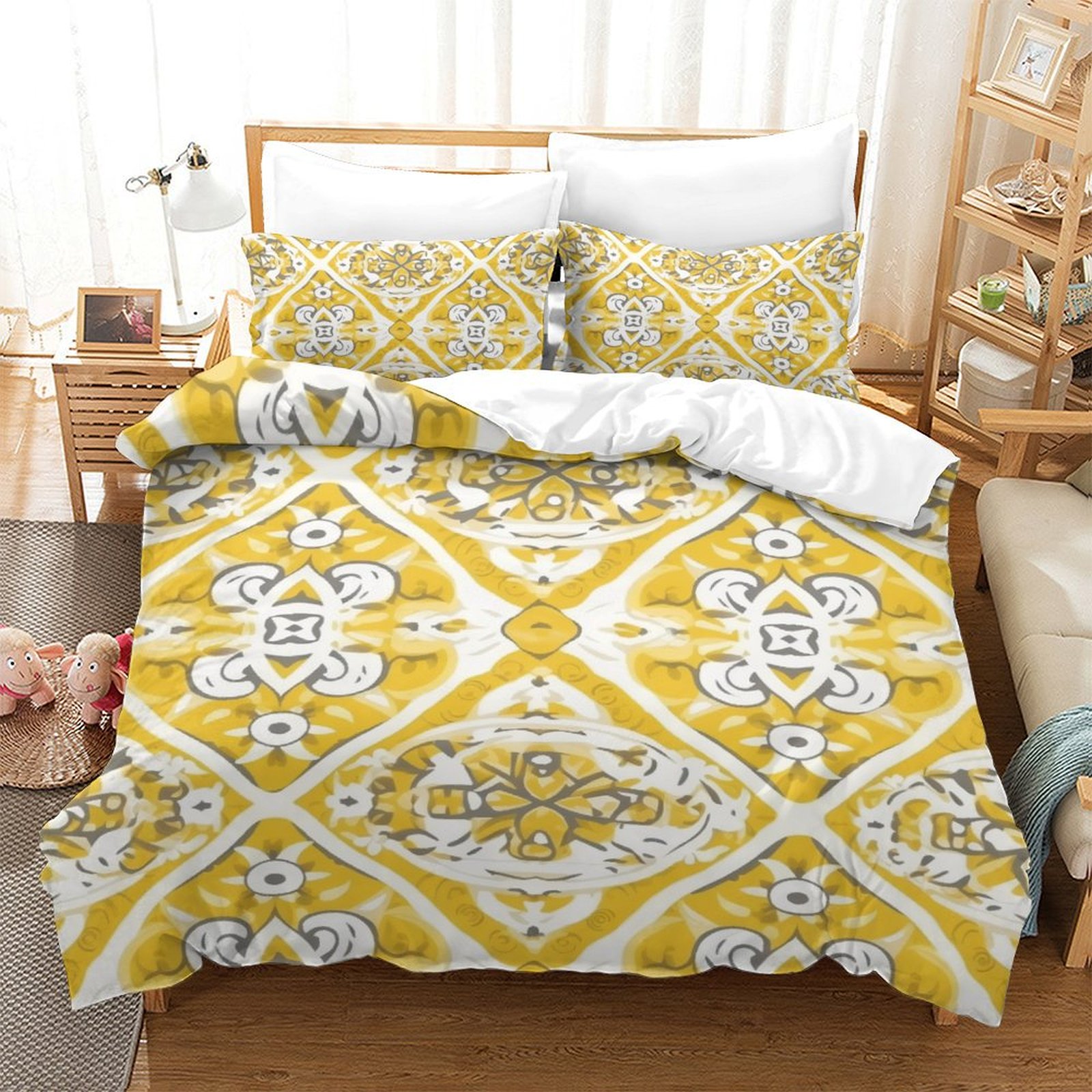 2/3pcs Duvet Cover Set Bohemian Bedspreads Home Soft Skin-friendly ...