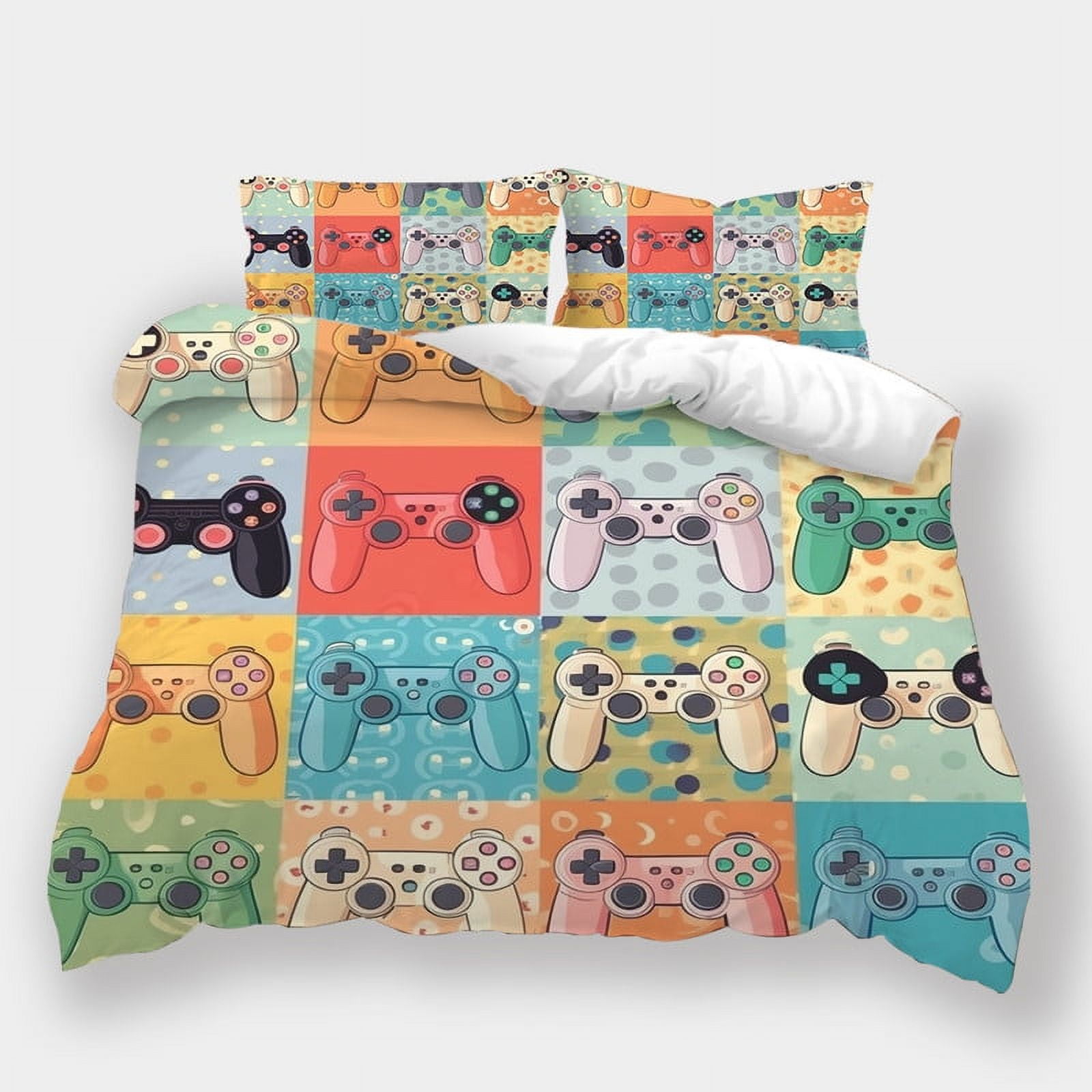 2/3pcs Duvet Cover Set Game Handle Printed Bedspreads Children Cartoon ...