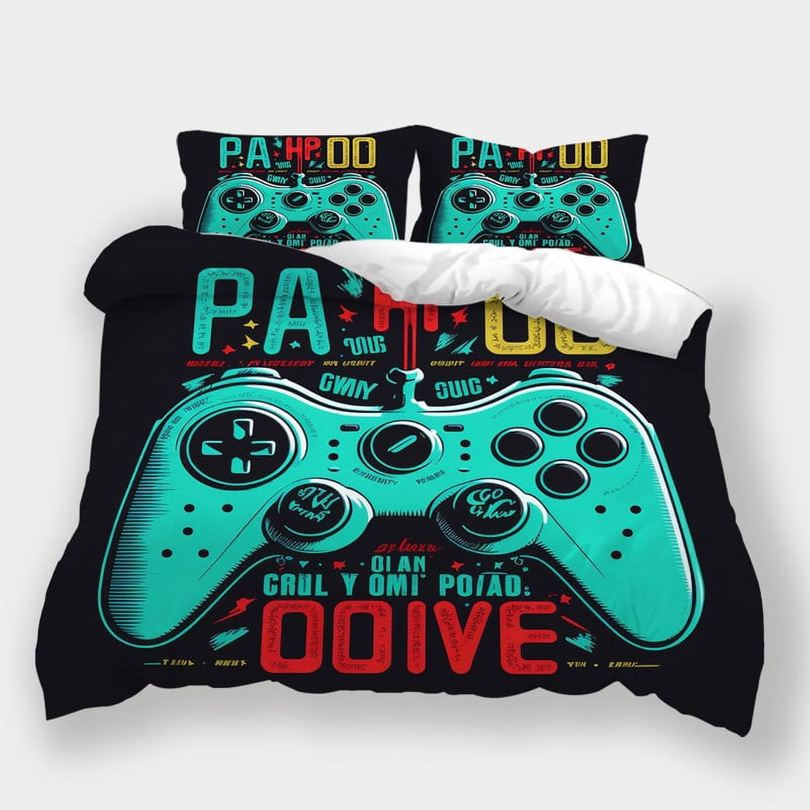 2/3pcs Duvet Cover Set Game Handle Printed Bedspreads Children Cartoon ...