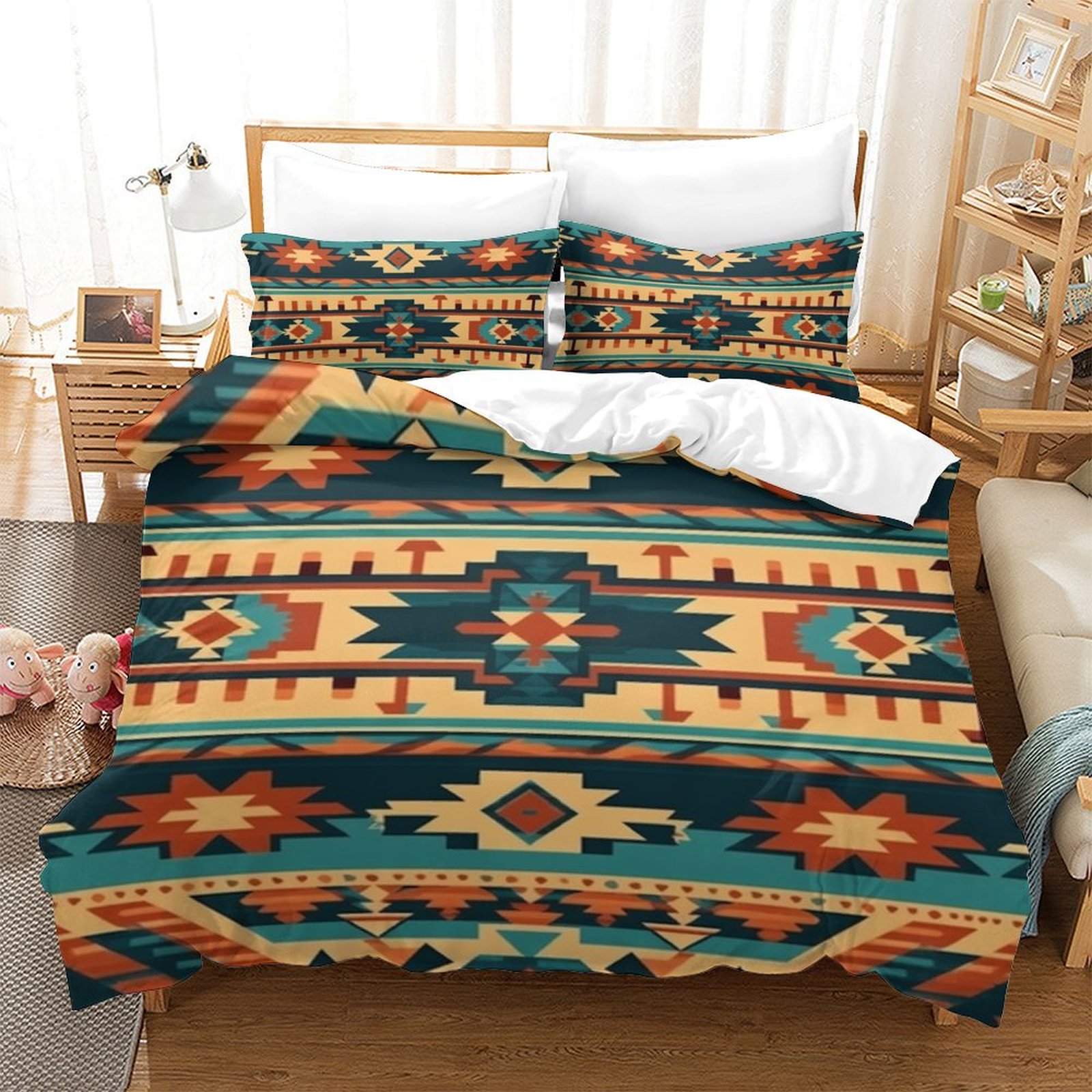 2/3pcs Modern Bedding Set Bohemian Style Duvet Cover Quilt Cover Set ...