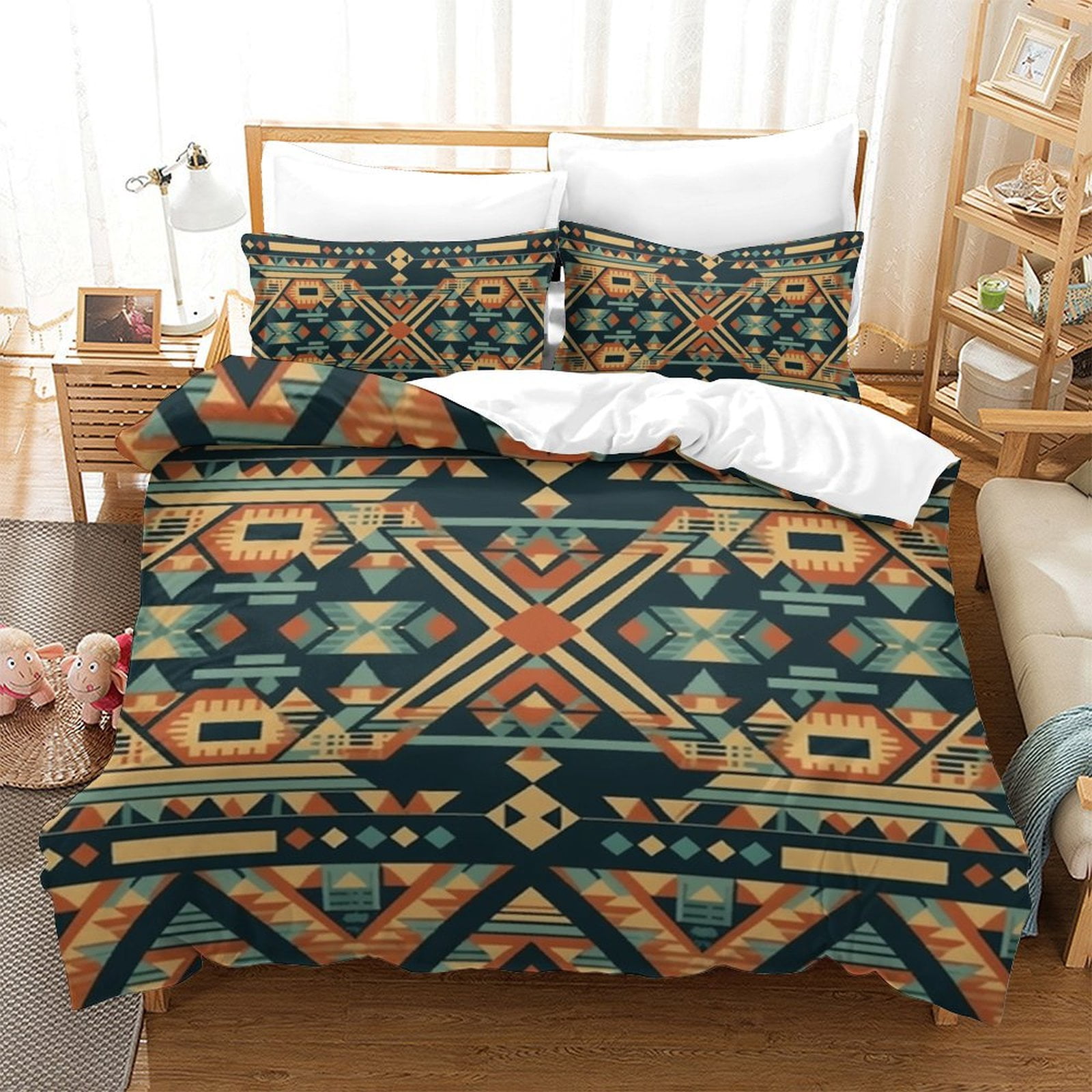 2/3pcs Modern Bedding Set Bohemian Style Duvet Cover Quilt Cover Set ...