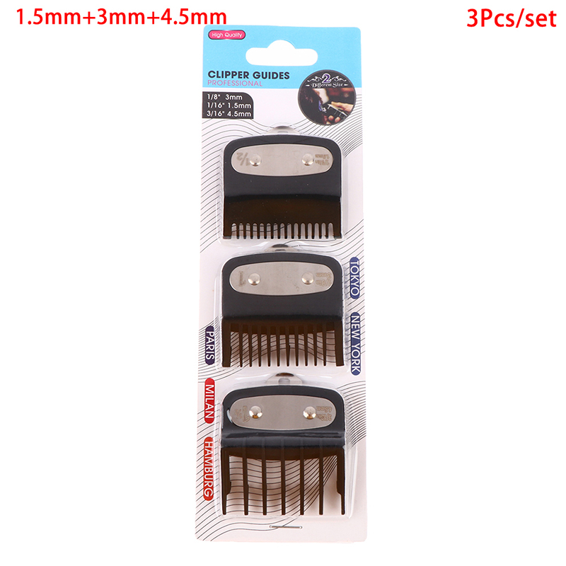 2/3pcs Professional Cutting Guide Comb Hair Clipper Limit Comb With ...