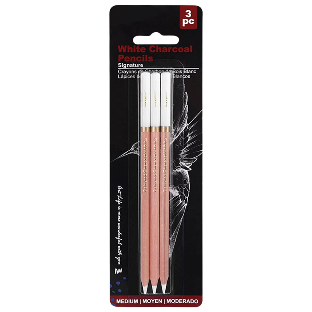 2/3x/Set White Charcoal Pencil Drawing Pencils Sketch Pencils Highlight ...