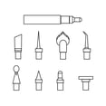 2.4 3D Printer Soldering Iron Tips Soldering Welding Iron Kit ...