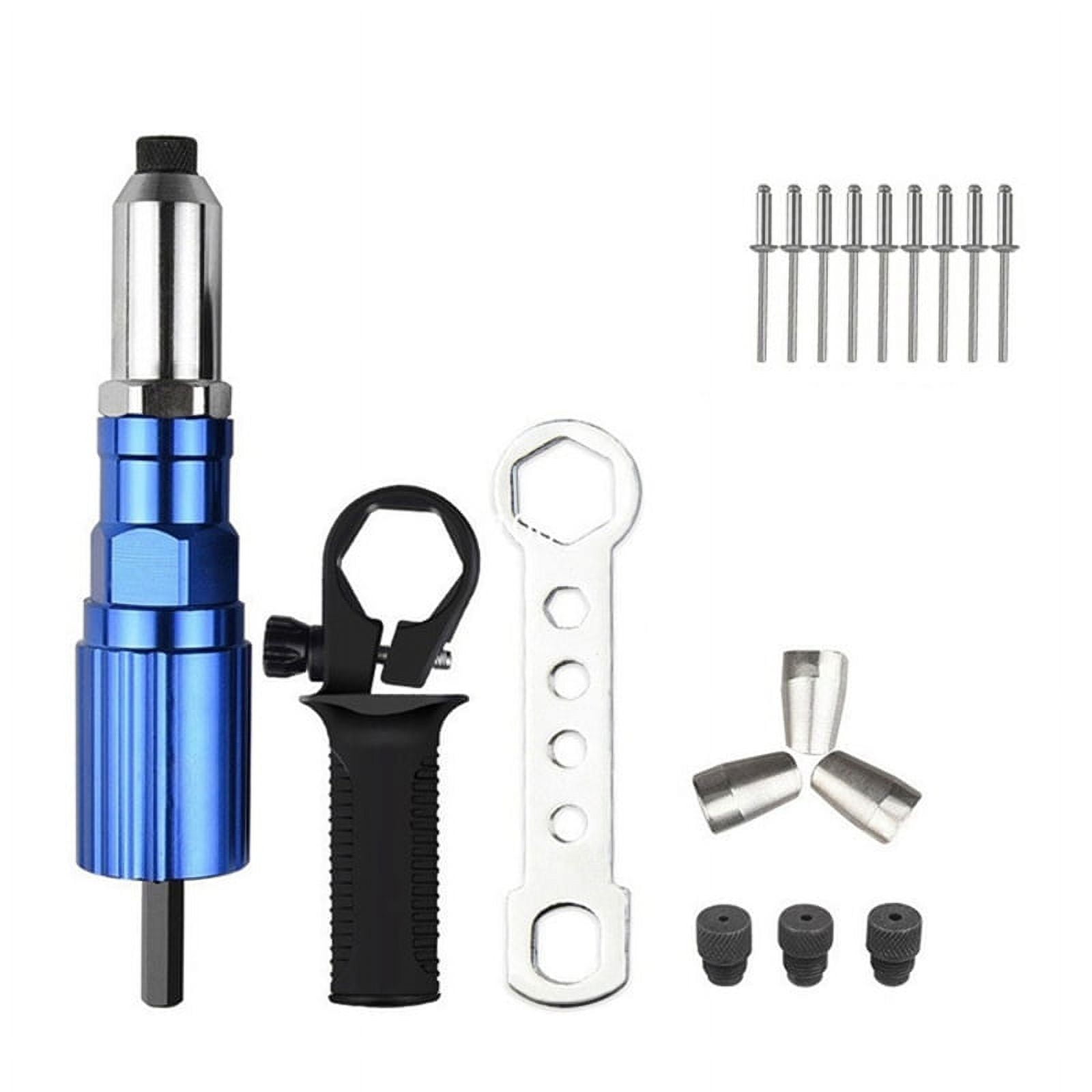 2.4-4.8mm Electric Rivet Adapter Home Cordless Riveting Tool Insert Nut ...