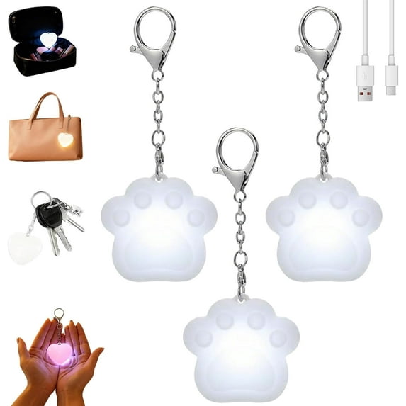 2/4/5Pack Purse Light Handbag Light, Love Wallet Tote Bag Touch Sensing ...