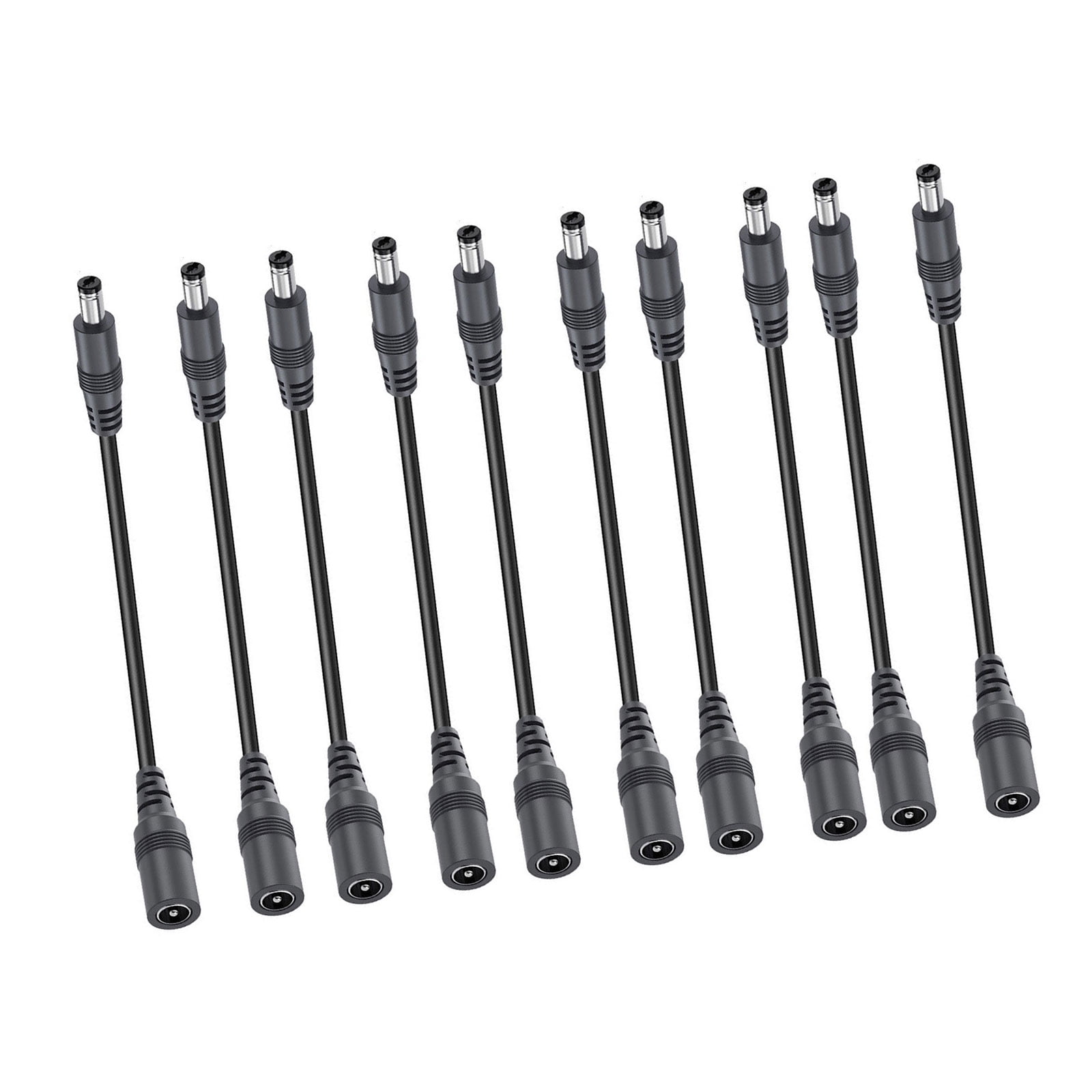 2/4/6/8/10pcs Flexible Power Extension Cable Power Charging Adapter ...