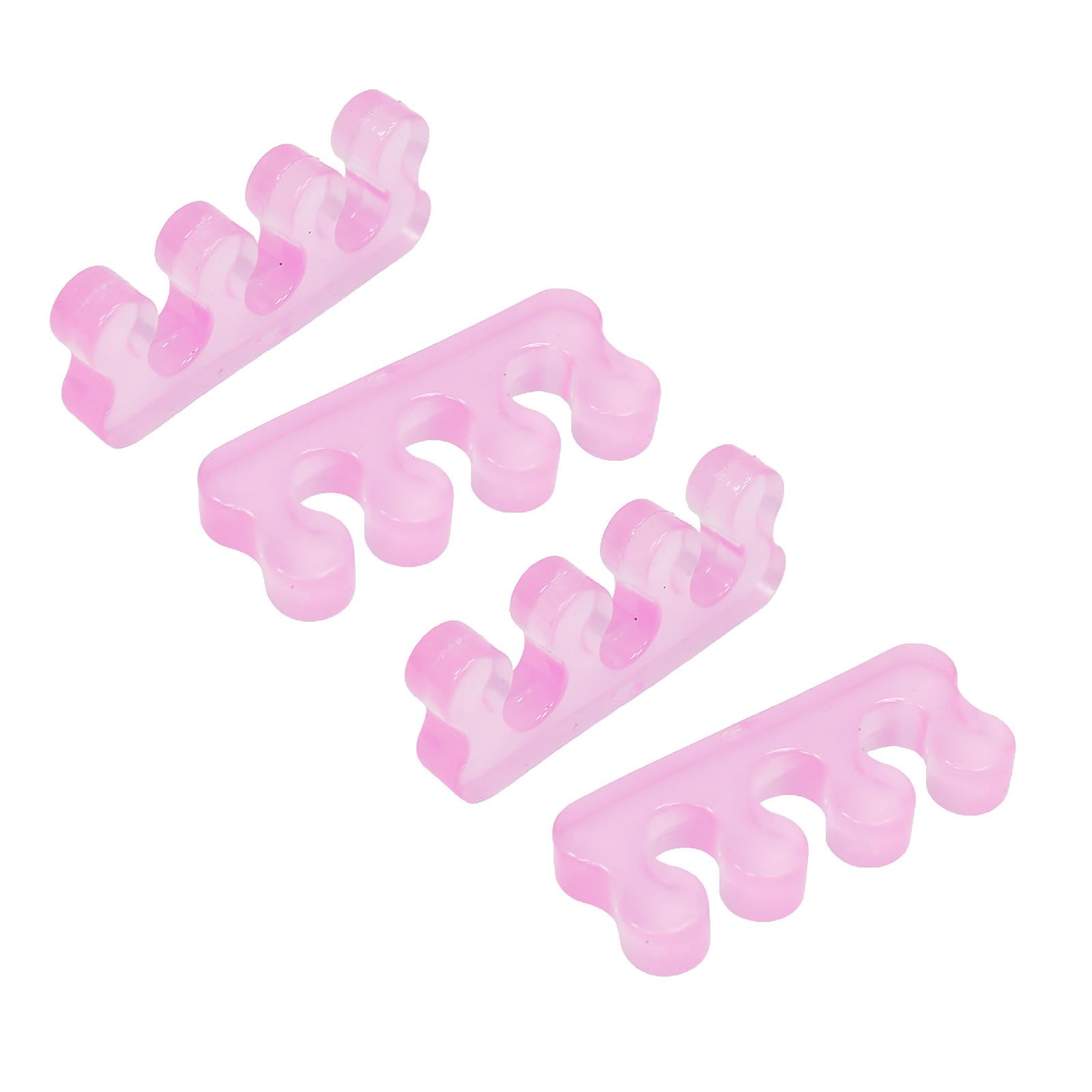 2/4/6/8PCS Pedicure Toe Separators, Flexible Soft Silicone Finger Toe ...
