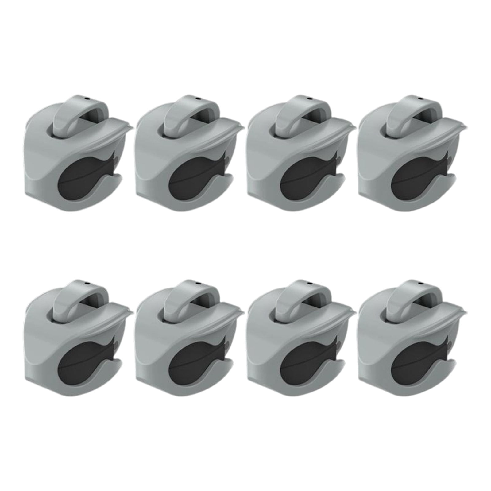 2/4/6/8pcs Fishing Rod Holder Clip Poles Bundler with Hook Storage ...