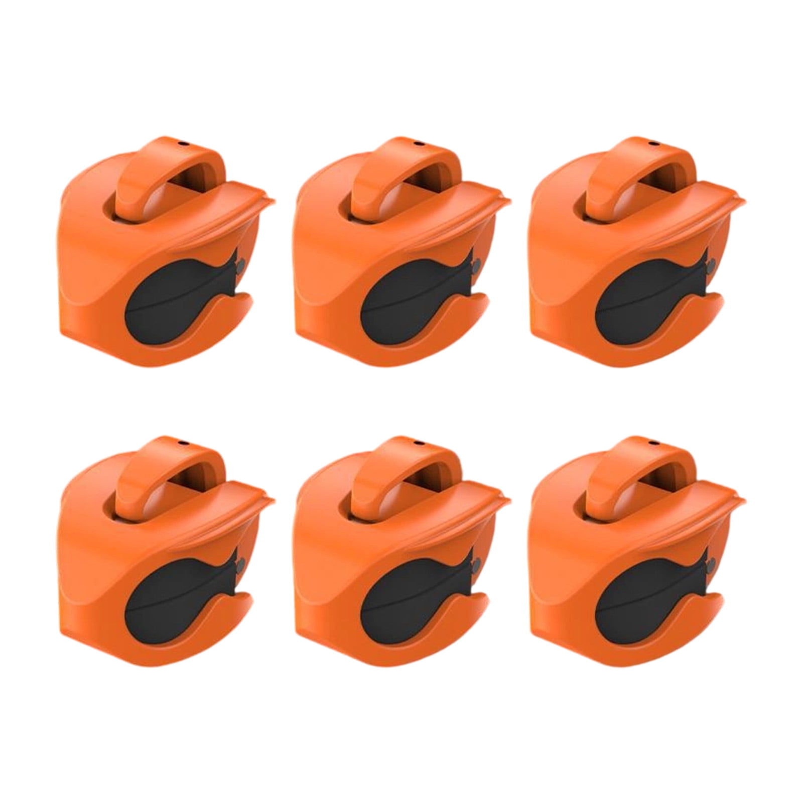 2/4/6/8pcs Poles Bundler Fishing Rod Holder Clip with Hook Keeper ...