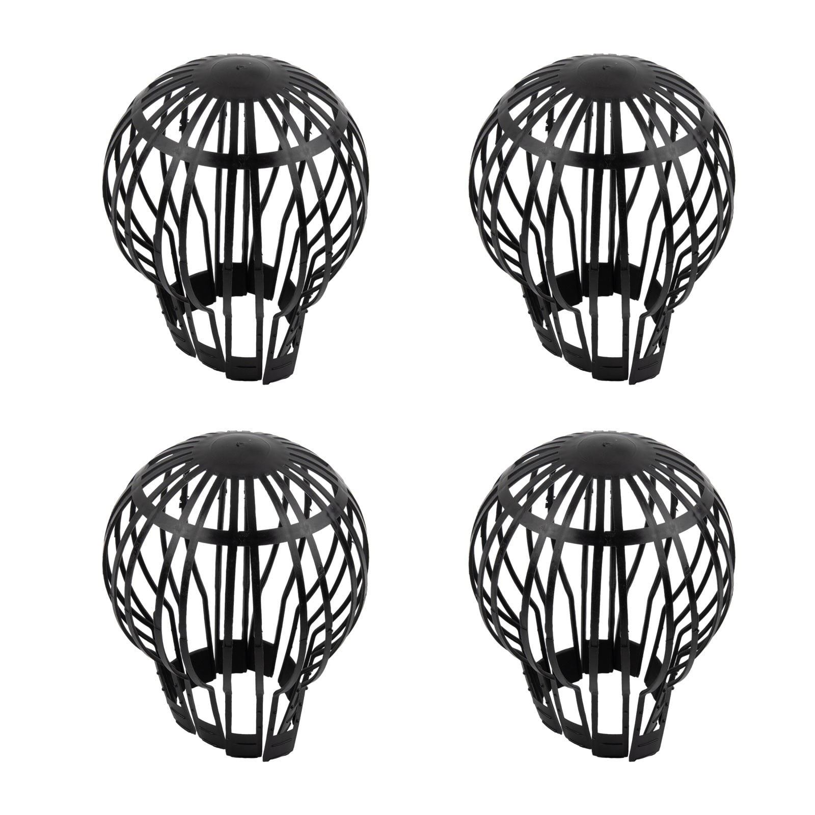 2/4/6 Pack Black Plastic Downspout Filter for Gutter Protection,Roof ...