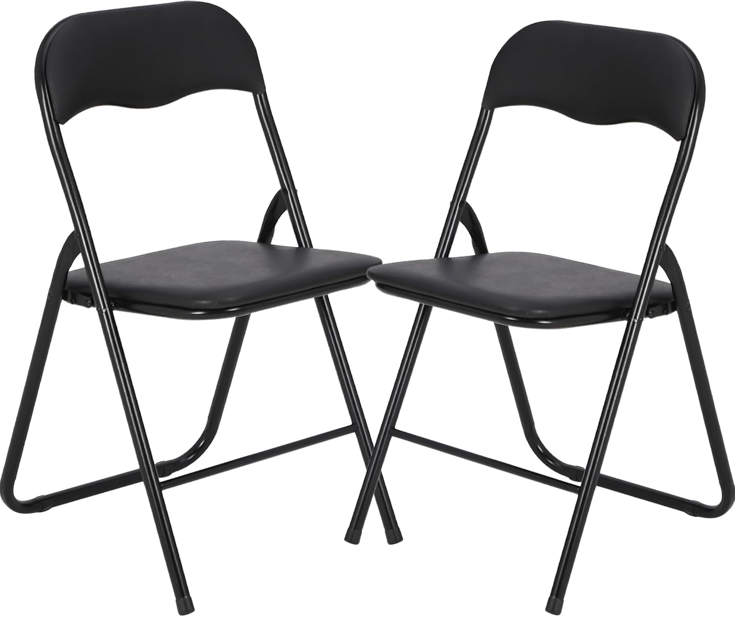 2/4/6 Packs Folding Chairs with Padded Seats for Outdoor & Indoor ...