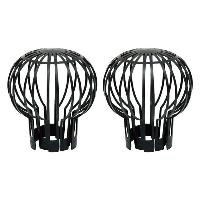 2/4/6 X Downspout Filter Debris Dirt Protect Outdoor Drain Cover Gutter ...