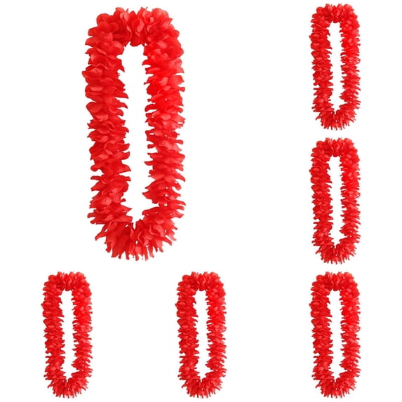 2/4/6Pcs 47 Inch Artificial Flowers Wreath- Fabric Neck Loop for ...