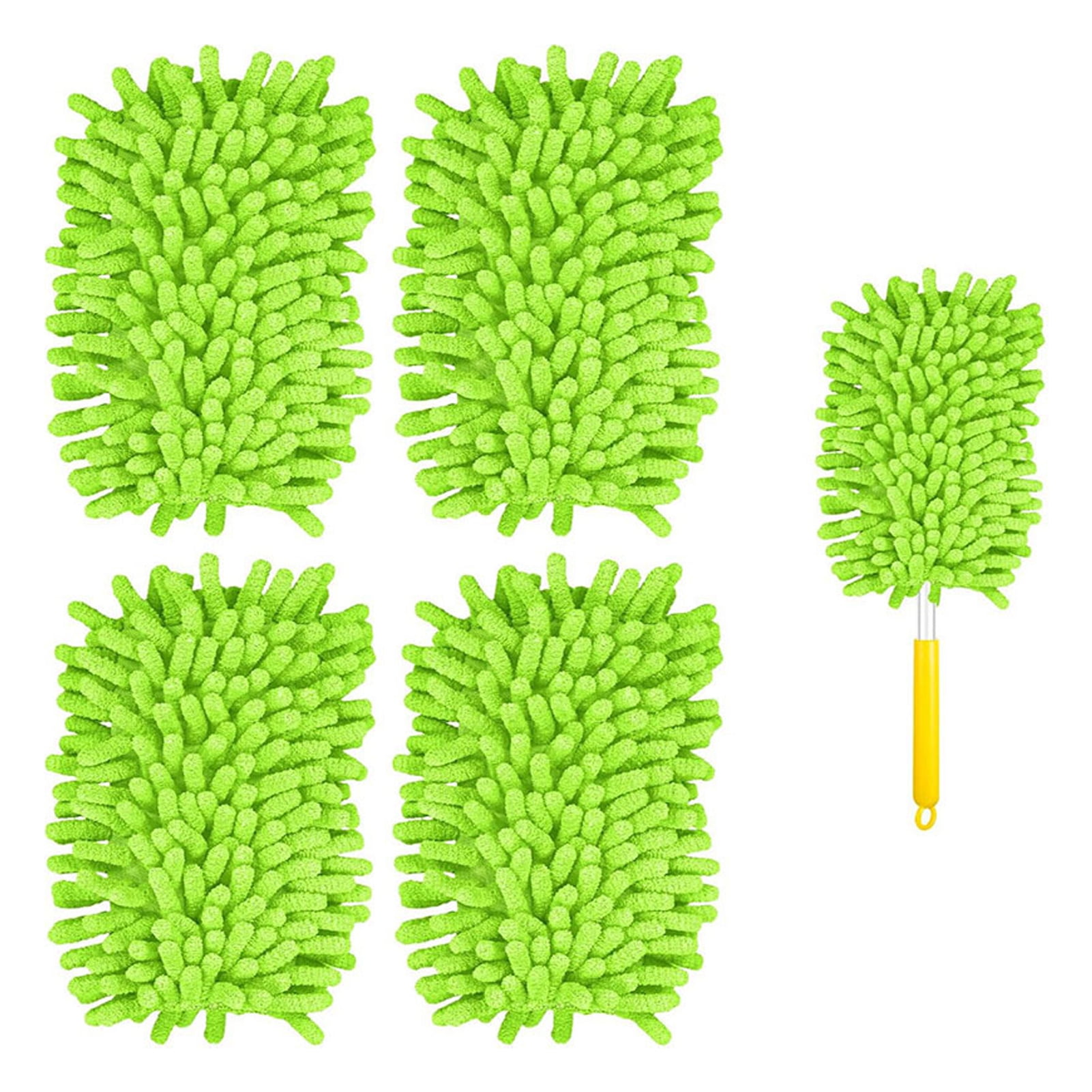 2/4/6Pcs Mop Cloth Covers Replacement - Reusable Dusters Refills for ...