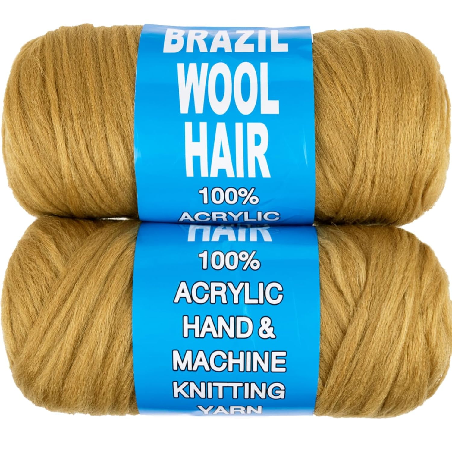 2/4/8 Rolls Brazilian Wool Hair for Braiding Acrylic Hand Knitting Wool ...