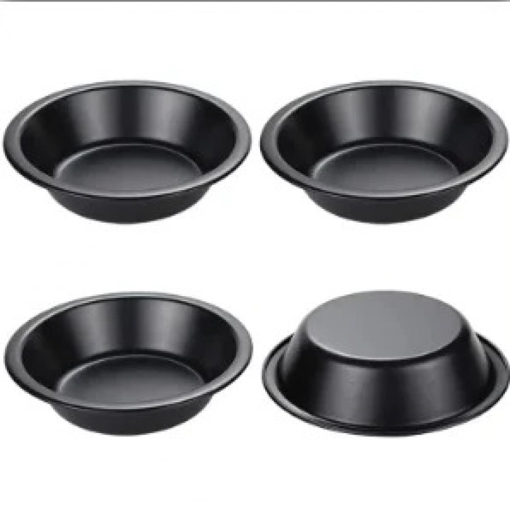 2/4/8pcs Mini Pie Pans 5 Inch Pie Tins Nonstick Round Bread and Meat ...