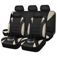 2/4/9pcs Luxury PU Leather Auto Seat Protector Set With Modular Design ...