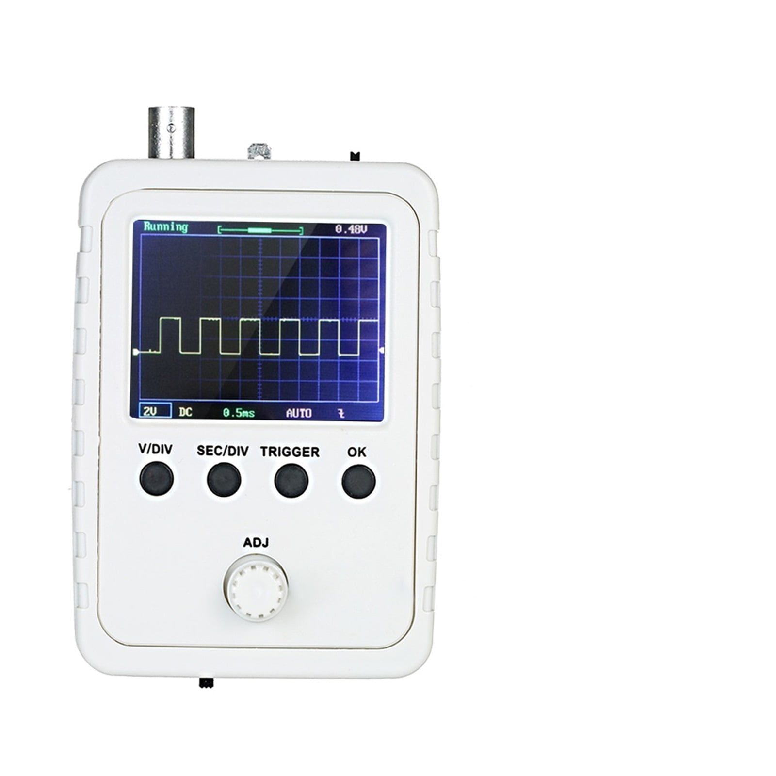 2.4" Digital Oscilloscope With Power Supply BNC-Clip Cable Probe ...