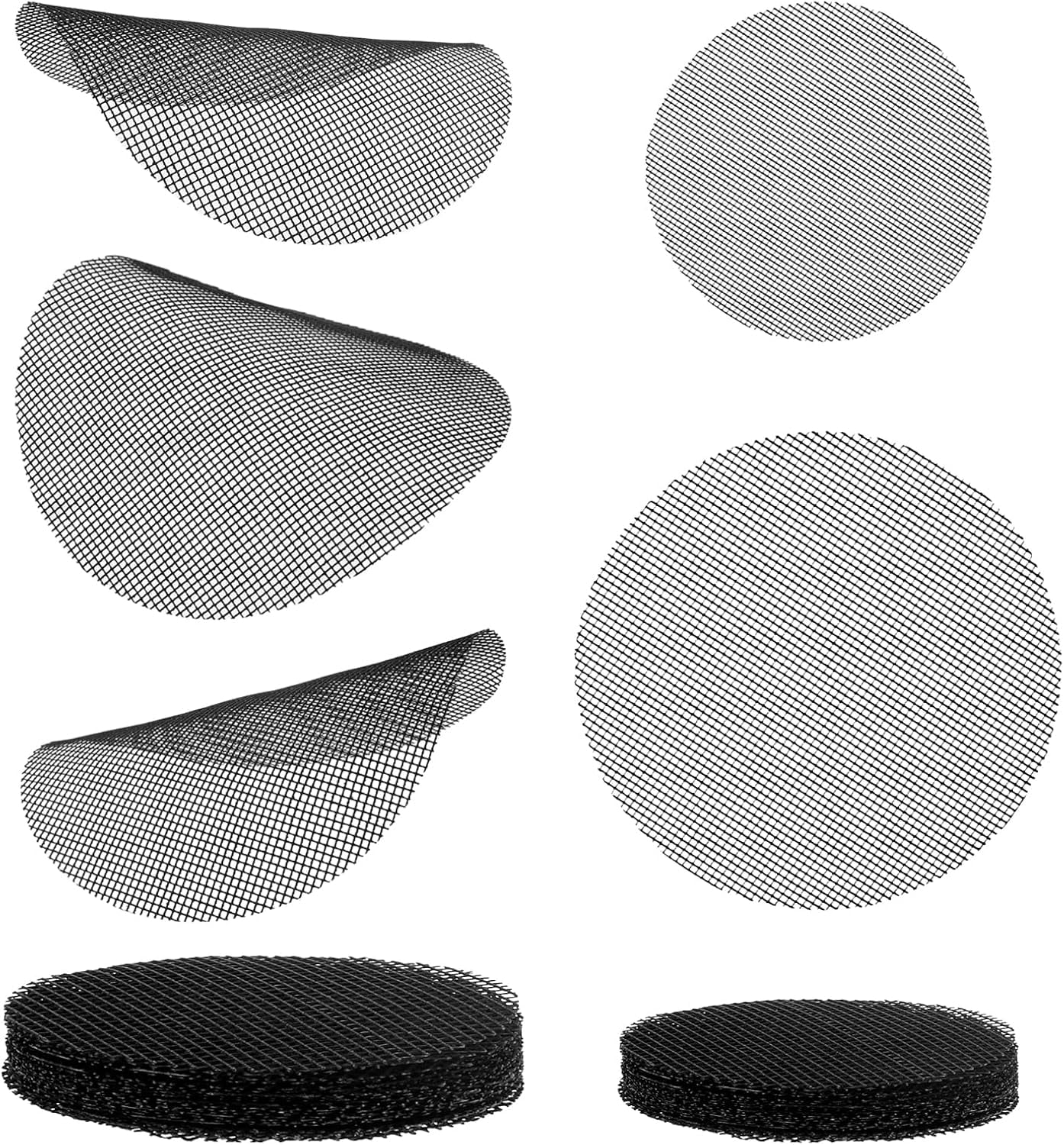 2" 4" Flower Pot Hole Mesh Pad Rounds Drainage Hole Polyethylene Round ...