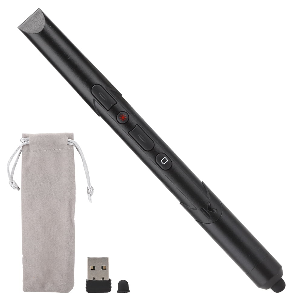 2.4 GHZ Wireless Presentation Powerpoint Clicker Touch Capacitive ...