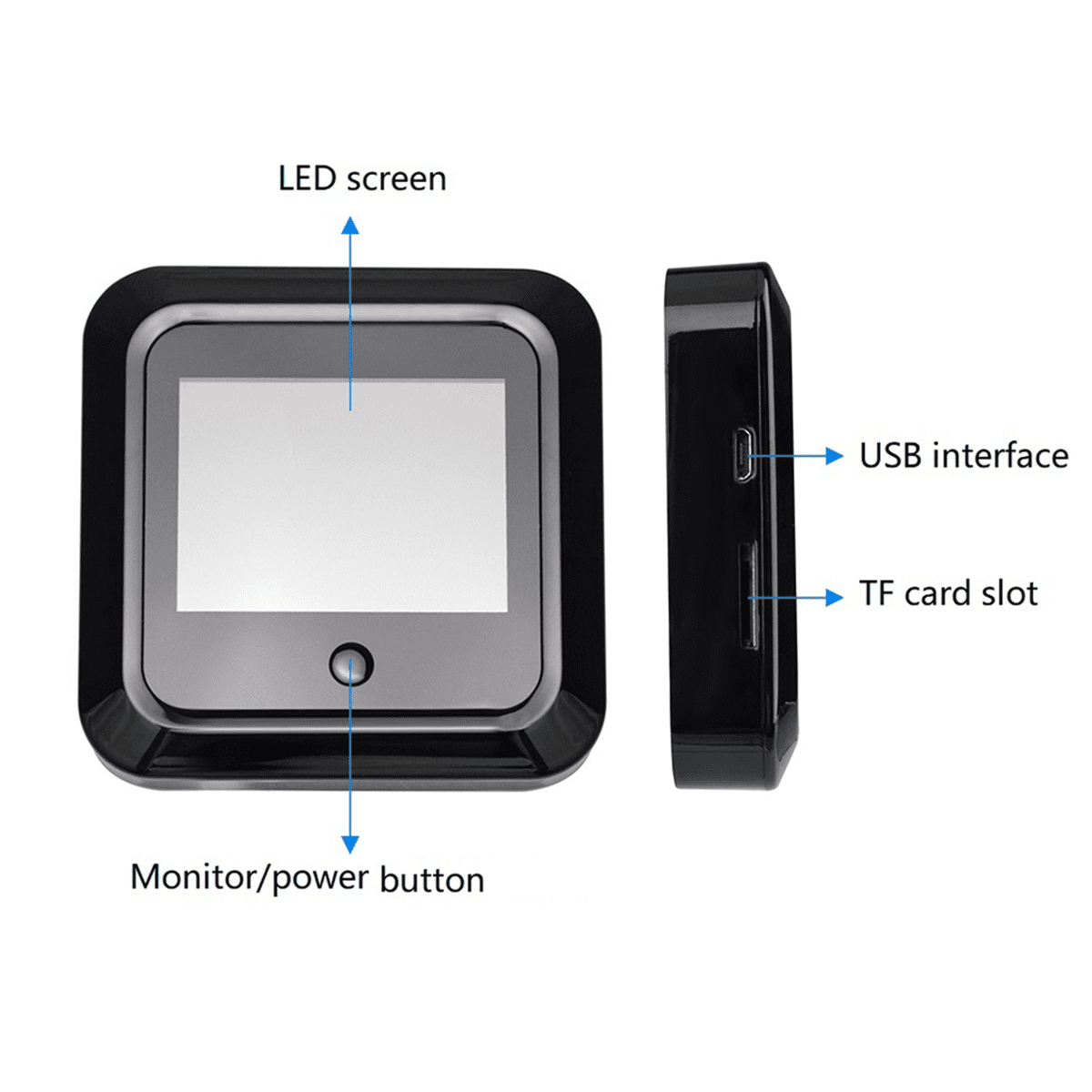2.4 Inch 120° Smart Digital Door Viewer Camera Security Monitor 240X320 ...