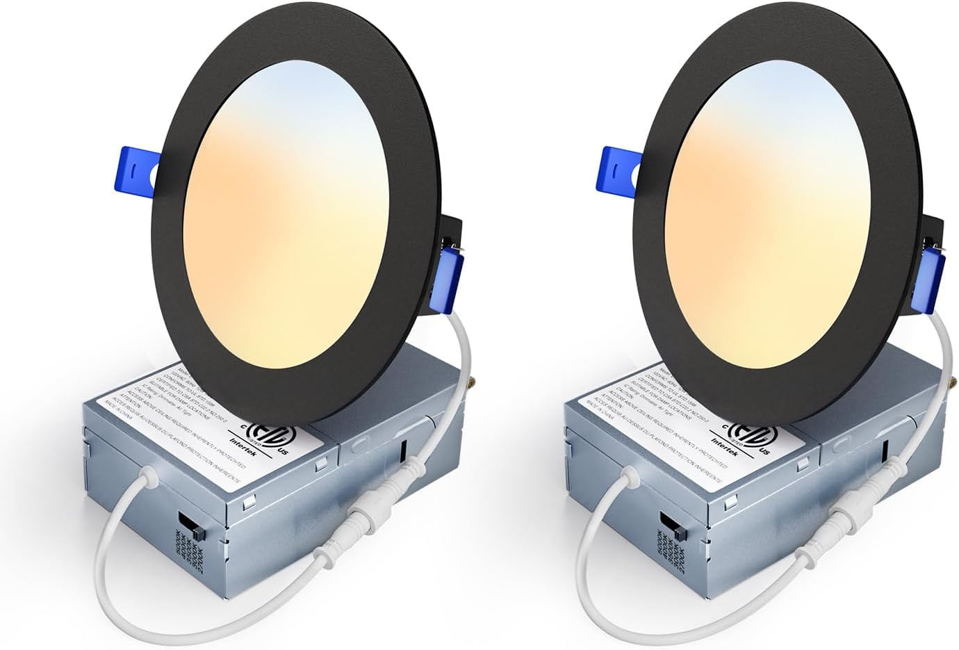 2 4 Inch 5CCT Recessed Light, Silm Canless Recessed Lighting, Dimmable ...