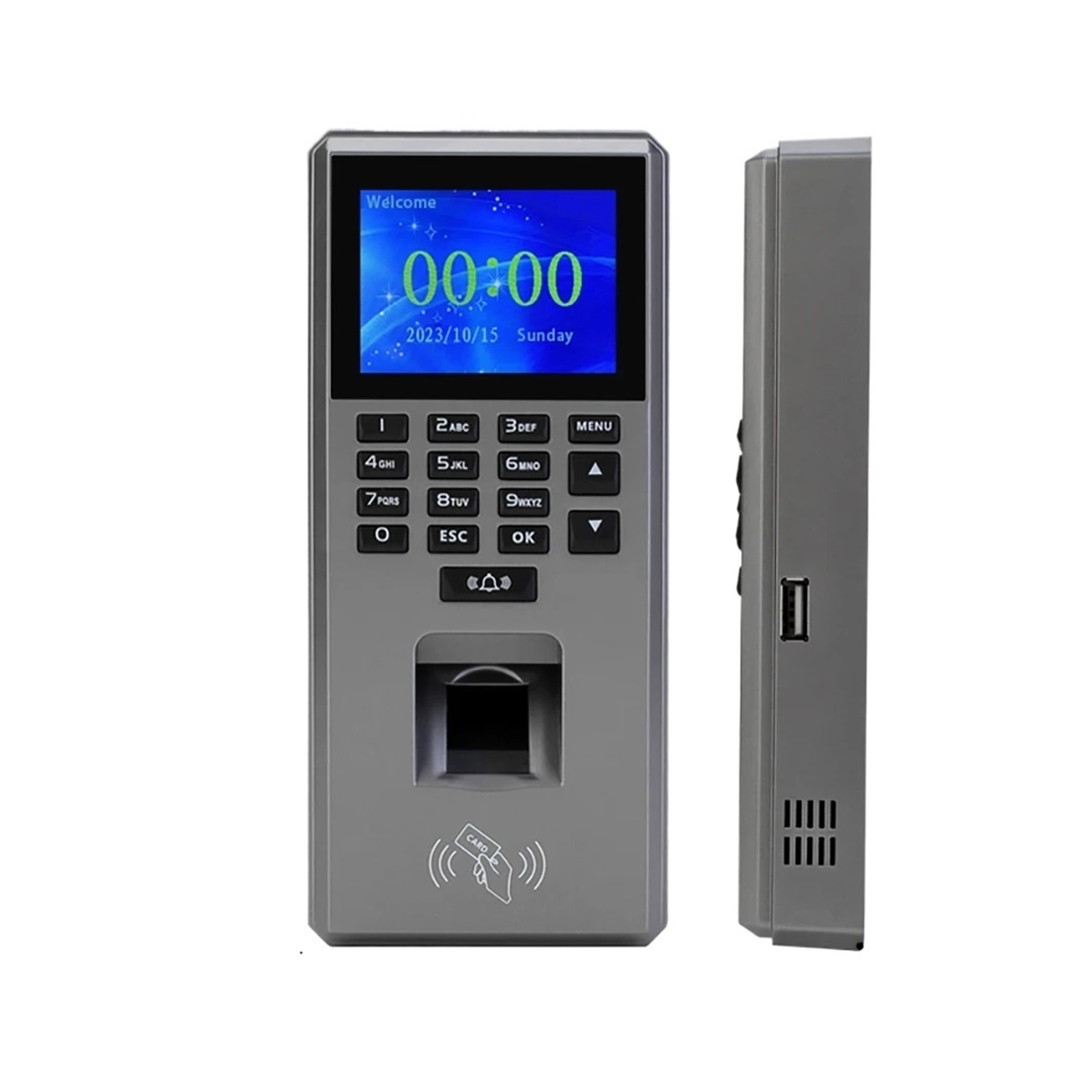 2.4 Inch Biometric RFID Keyboard Fingerprint Access Control System ...