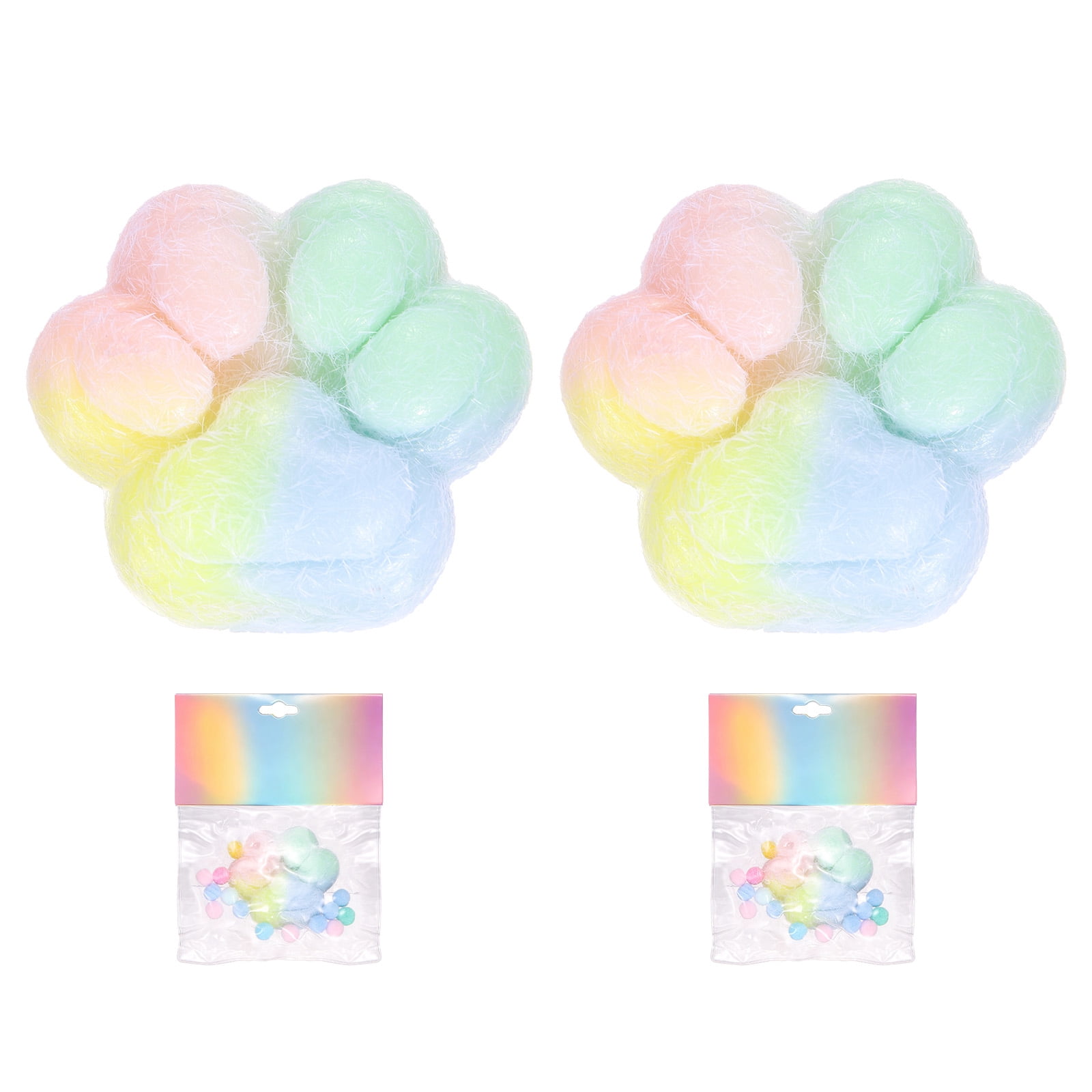2.4 Inch Cat Paw Squeeze Toy, Cute Cat Paw Sensory Toy Soft Funny ...