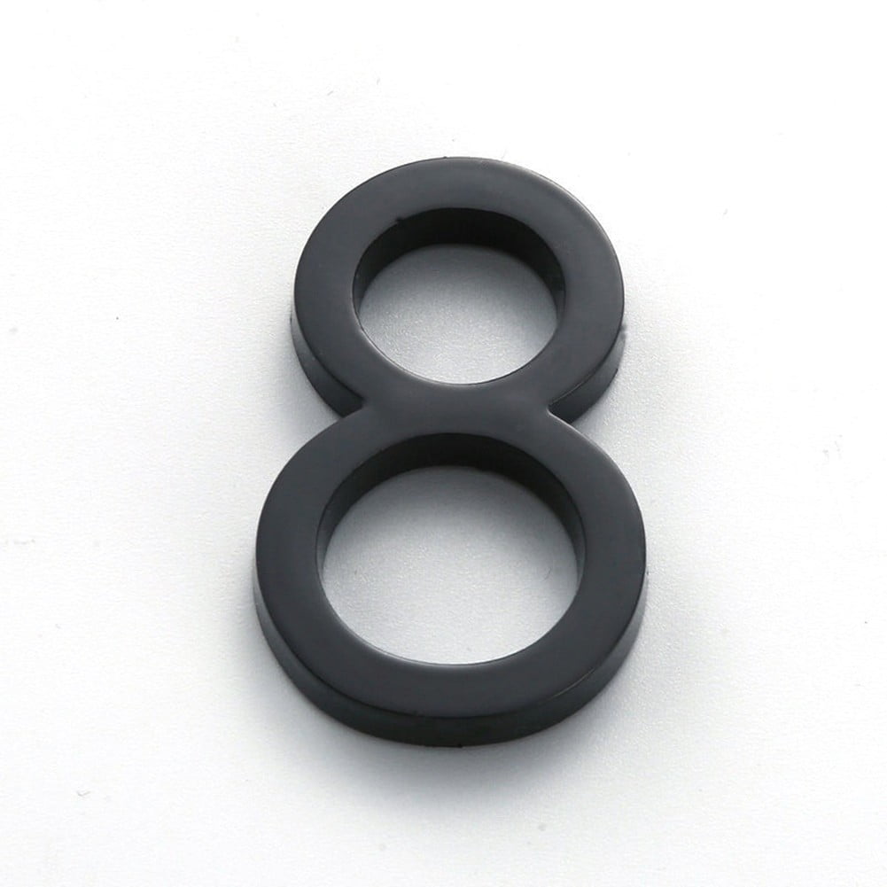 2.4 Inch High House Numbers 0-9, Self-Adhesive 3D Mailbox Numbers Door ...