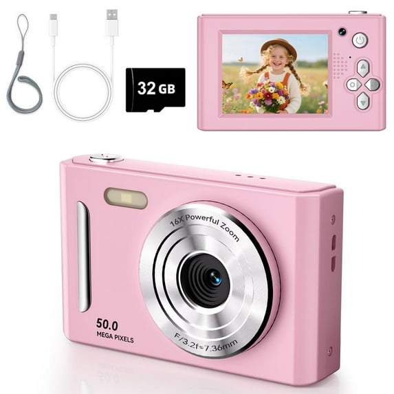2.4 Inch Screen Digital Camera, 50MP 1080P Digital Video Camera with ...