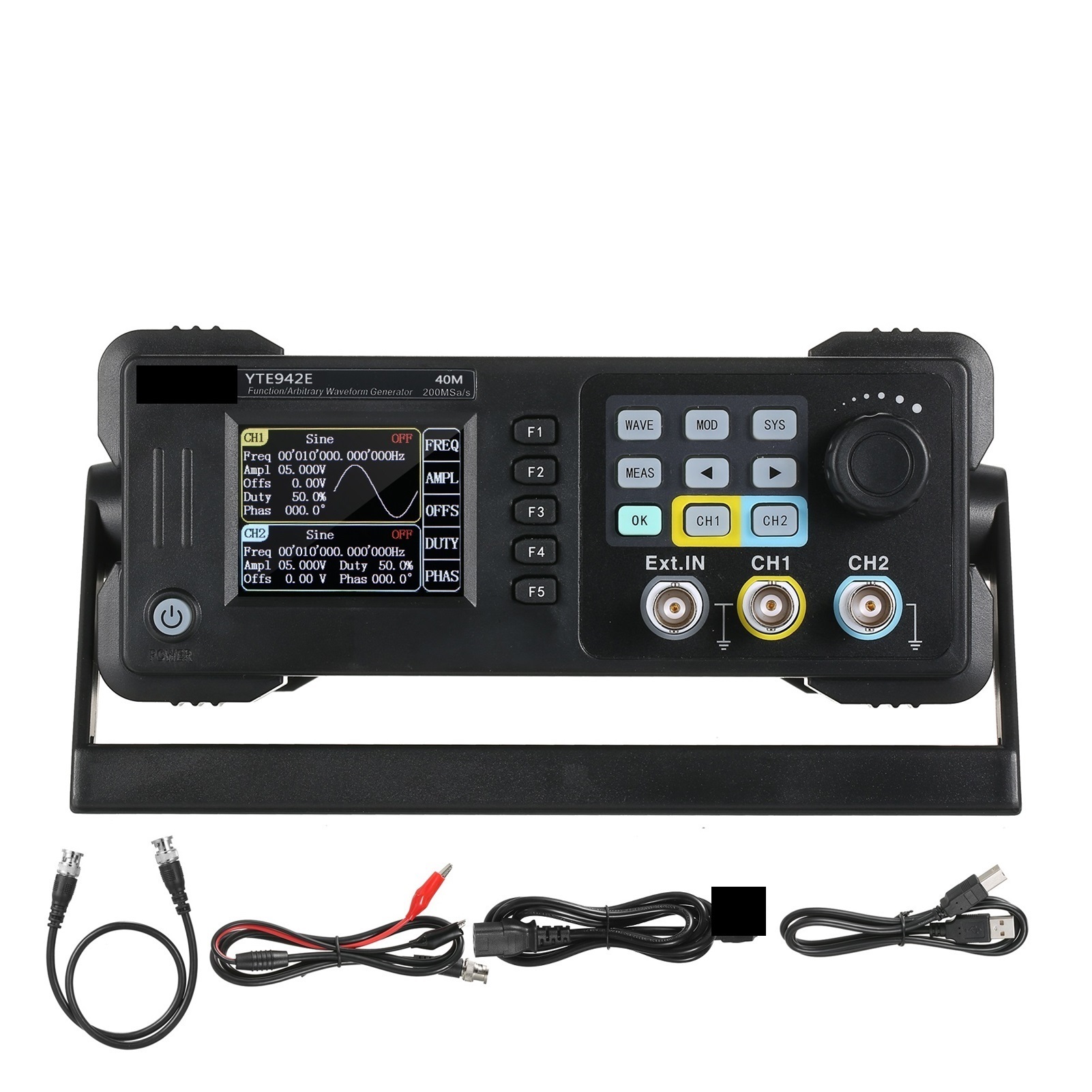 2.4 Inch TFT LED 20M / 40M / 60M (Optional) Module Digital DDS Signal Generator Waveform ...