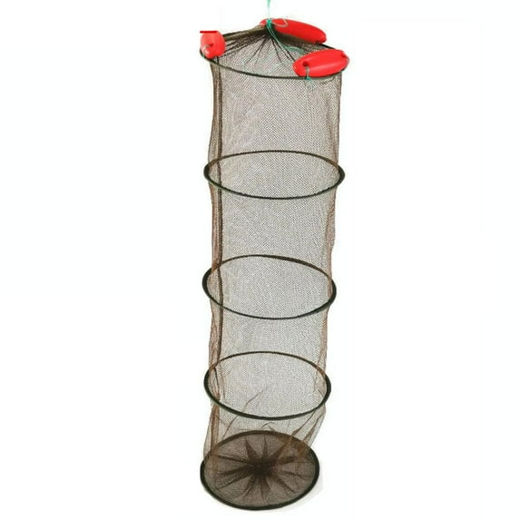 2-4 Layers Portable Foldable Fishing Floating Fish Allows Fish Mesh ∽ ...