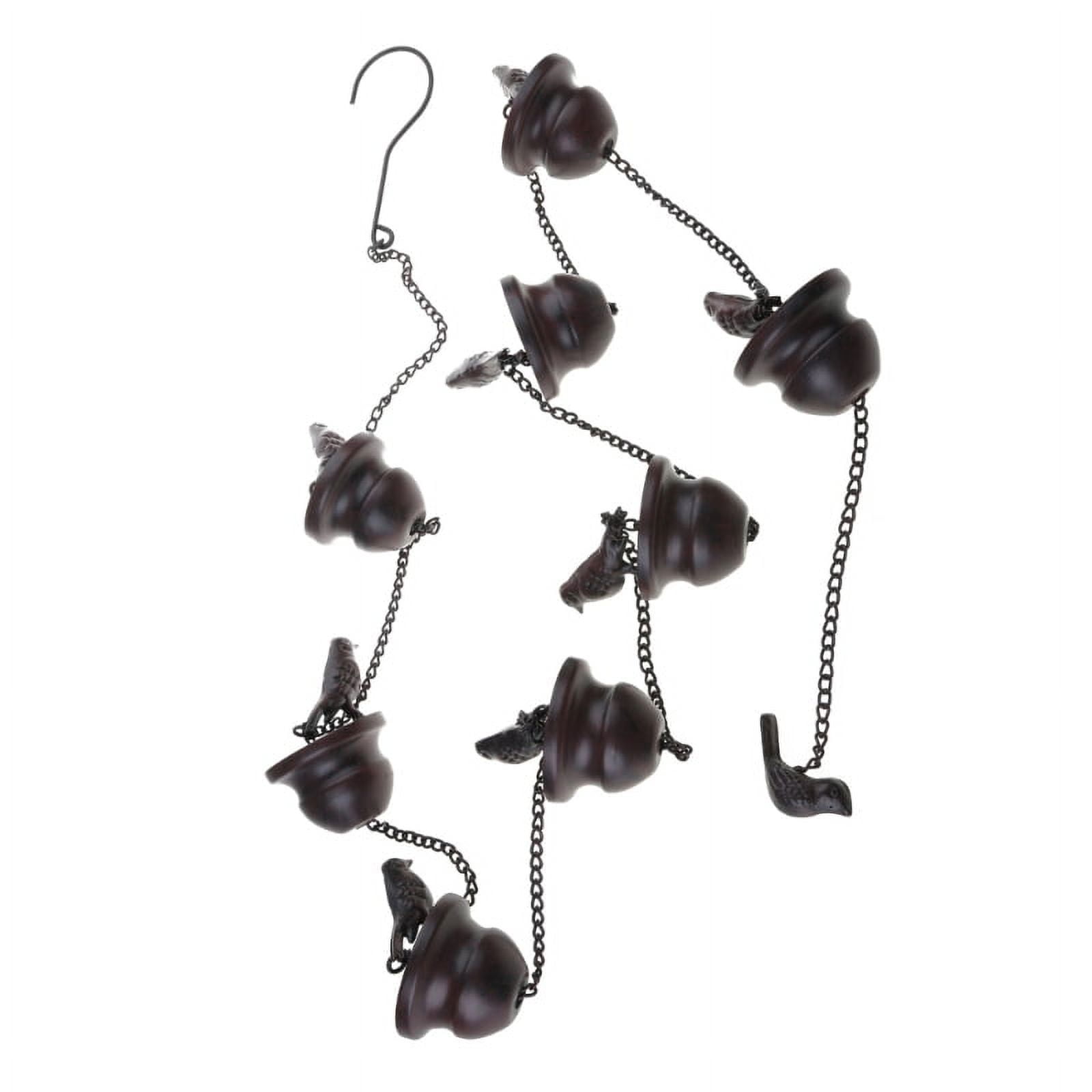2.4 Meter Rain Chain Black-Bird Rain Chain Water Drain Gutter for ...
