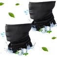 2/4 Pack Cooling Neck Gaiter Summer Breathable Balaclava Face Mask with ...