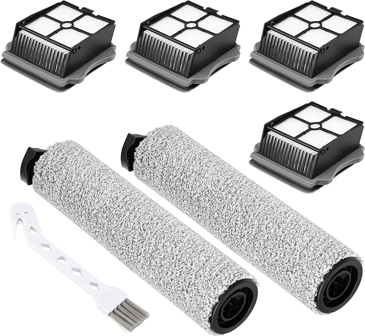 2+4 Pack iFloor 3/ S3 Brush Roller and HEPA Filter Set Compatible with ...