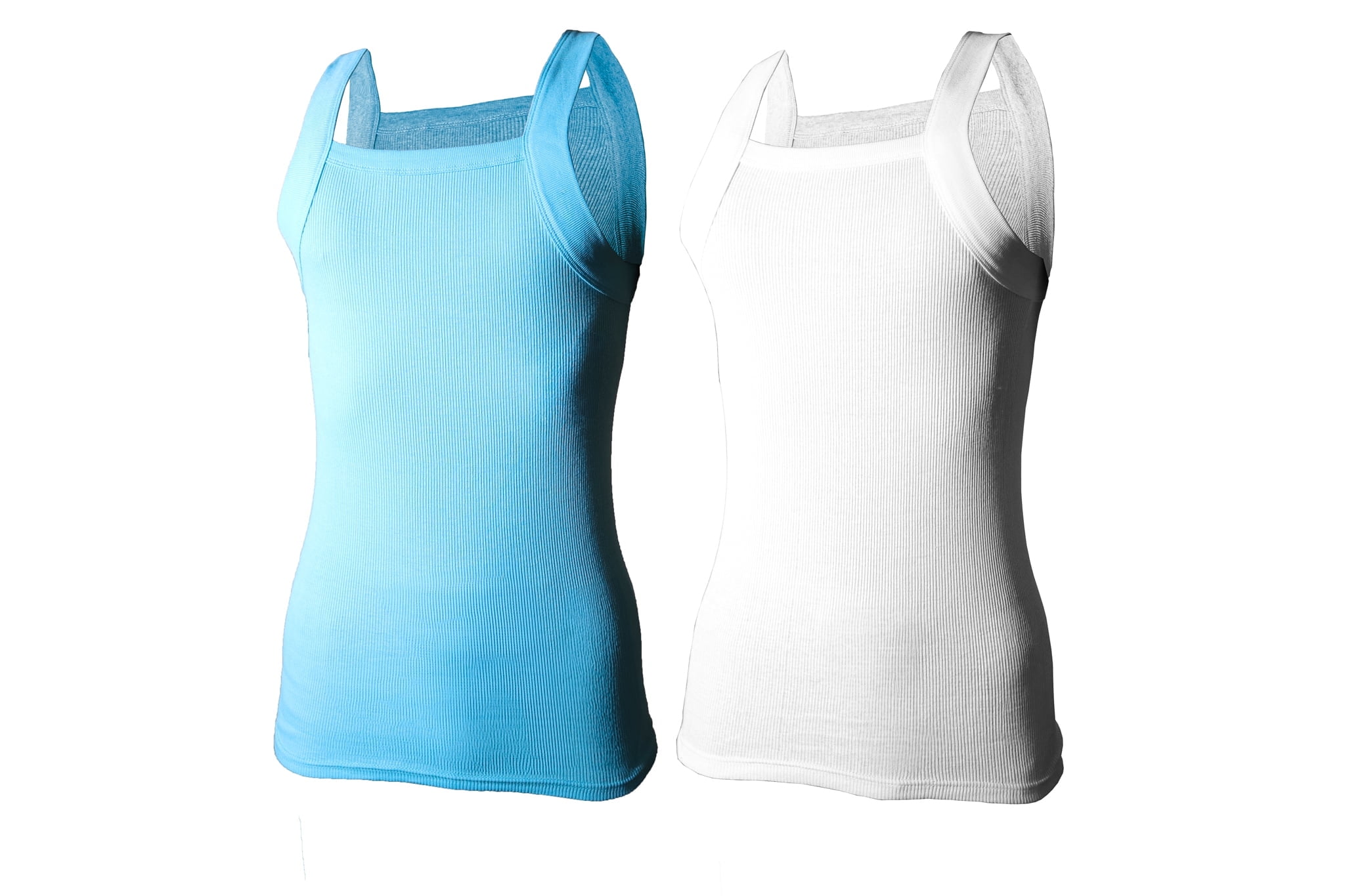 2-4 Packs Men's G-unit Style Cotton Tank Tops Square Cut Muscle Rib A ...