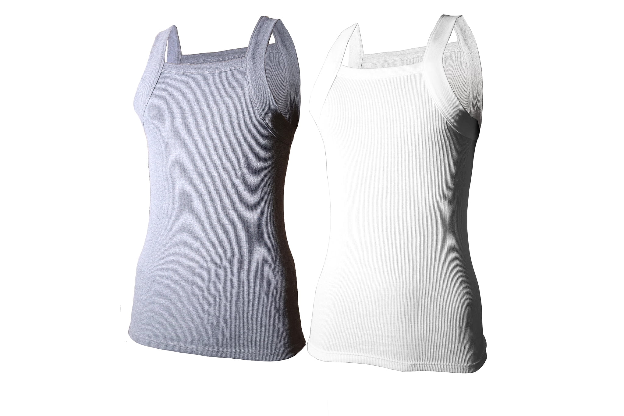 2-4 Packs Men's G-unit Style Cotton Tank Tops Square Cut Muscle Rib A ...