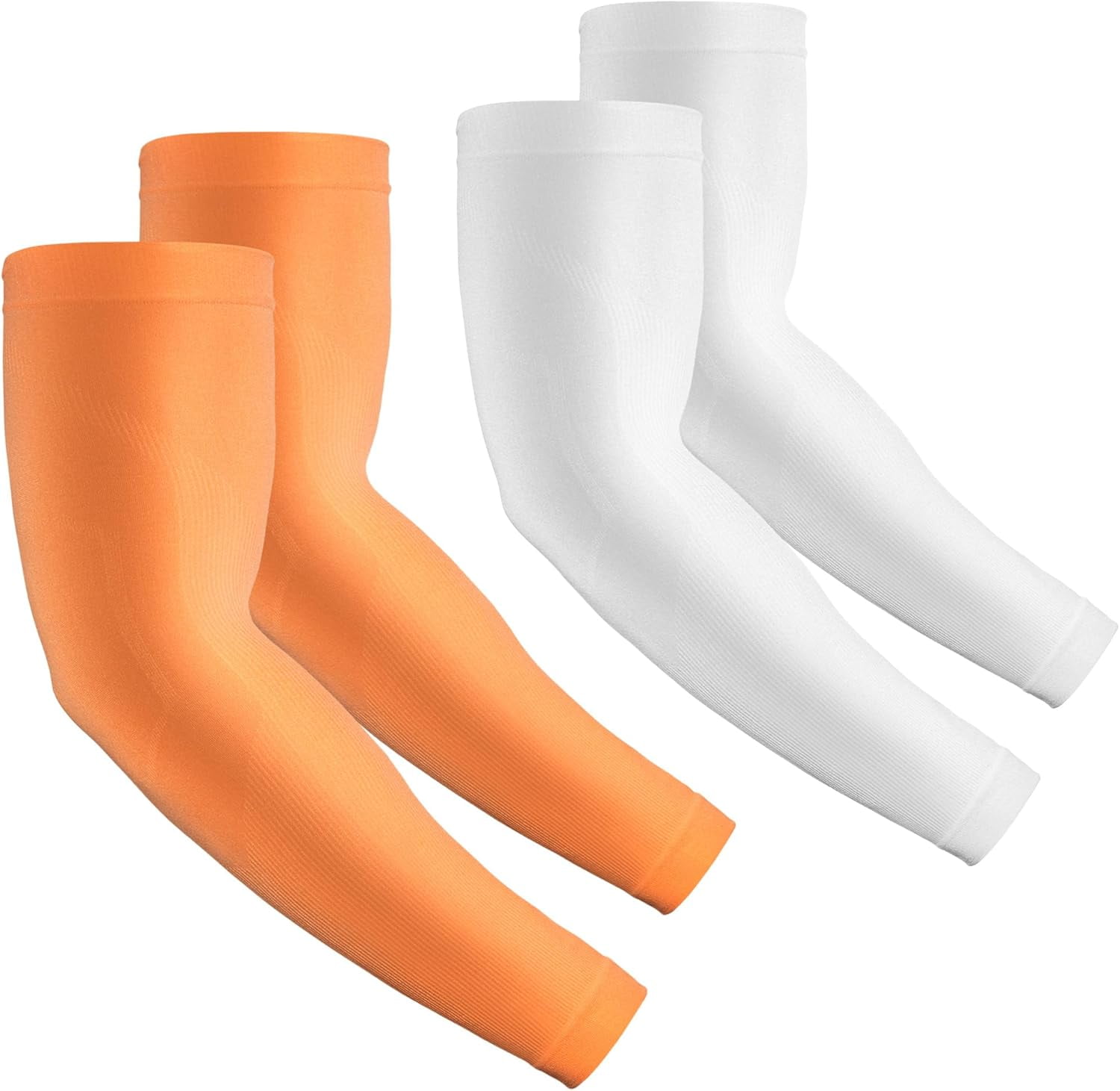 2 /4 Pairs UV Protection Cooling Arm Sleeves Compression Sun Sleeves ...