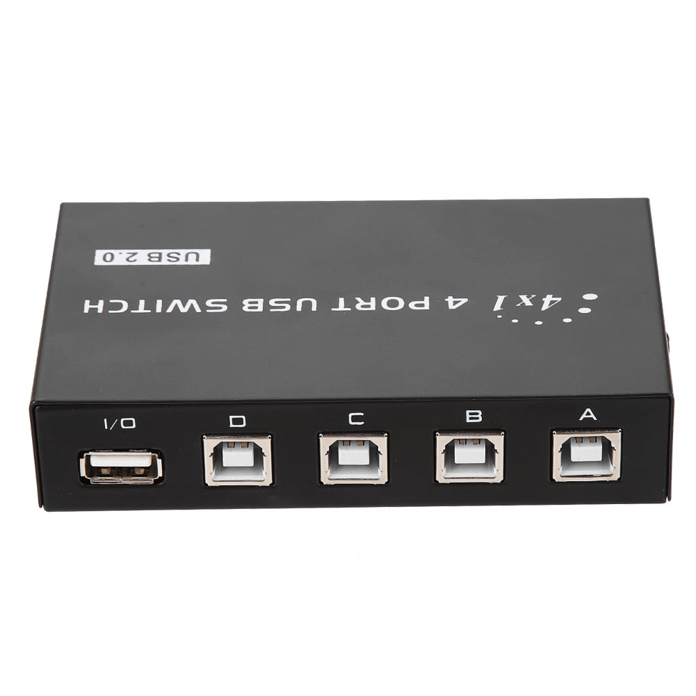 2/4 Port USB 2.0 Manual Sharing Switch Switcher Box for PC Printer ...
