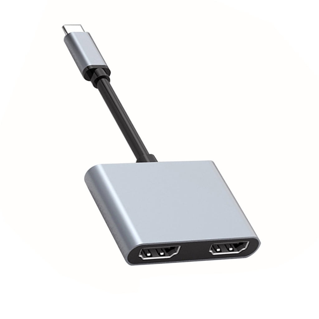 2/4 Port USB HDTV Converter 4K@30Hz External Display Adapter Type C to ...