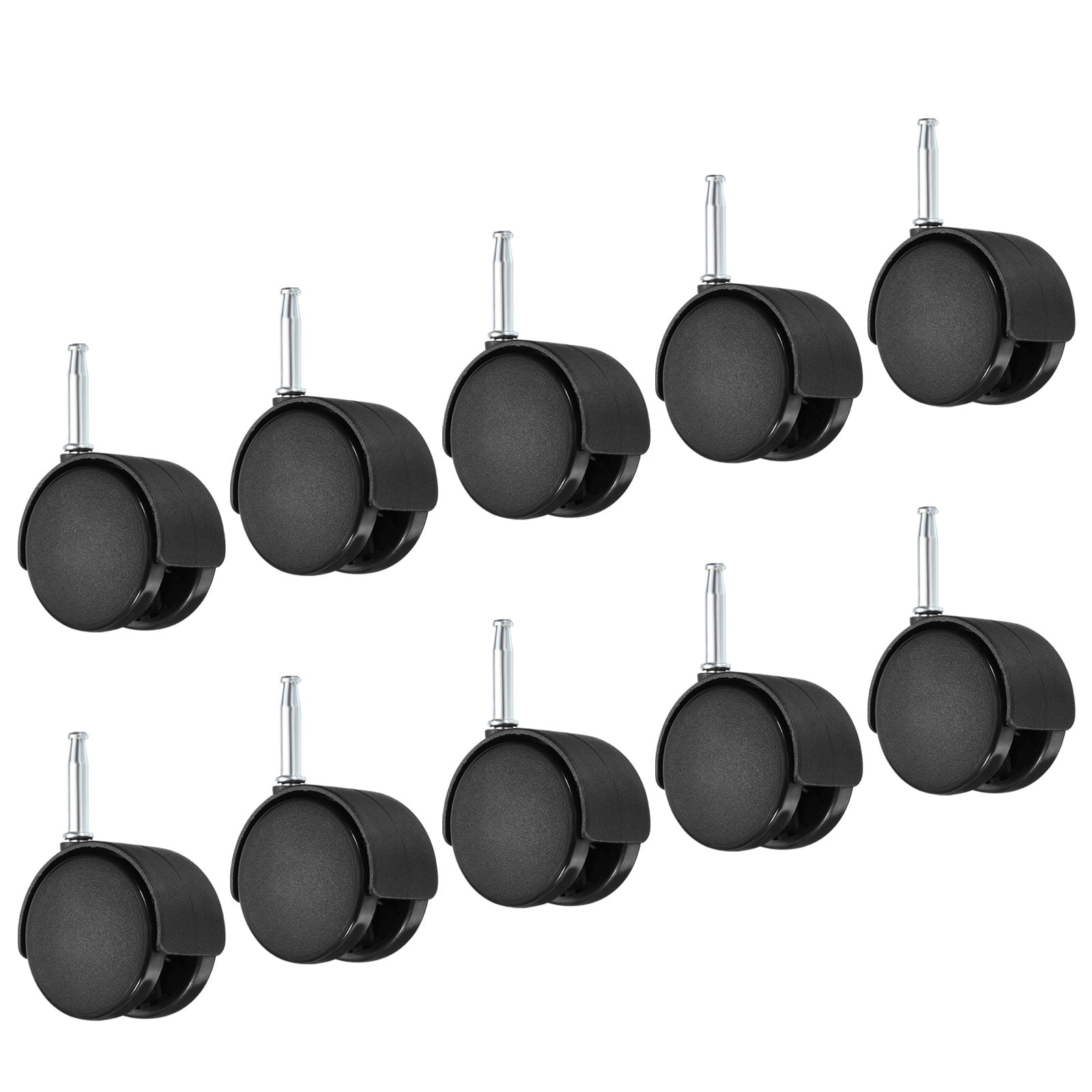 2.4" Swivel Stem Casters Nylon 360 Degree Insert Swivel Stem Wheels ...