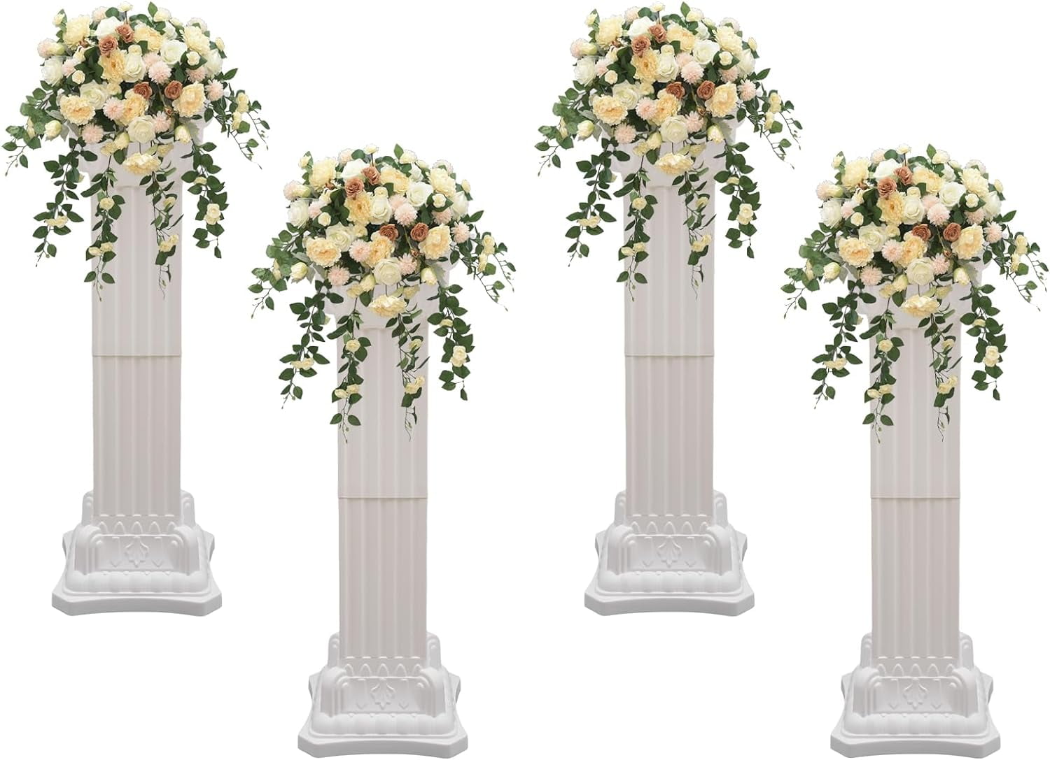 2/4 Wedding Roman Column,11.8x35.4 Inch Wedding Landscaping Roman ...