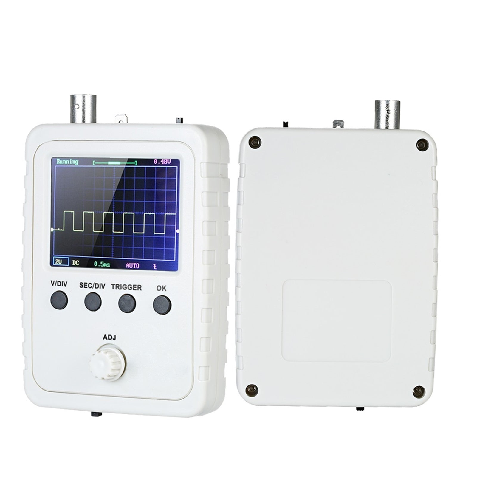 2.4-inch TFT Digital Oscilloscope Kit With Power Adapter And BNC-Clip ...