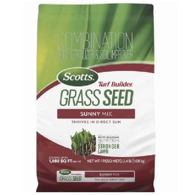 2.4 lbs Turf Builder Grass Seed Sunny Mix - Walmart.com