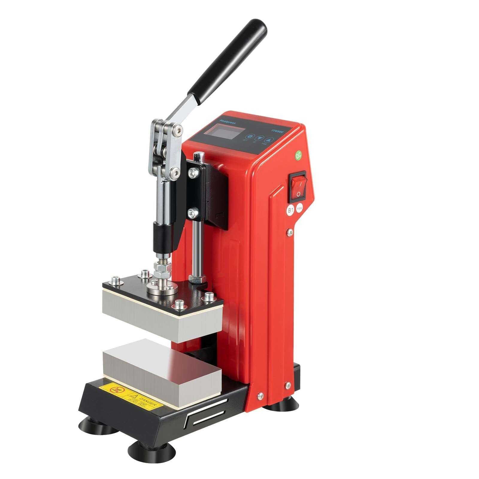 2.4 x 4.7 Manual Heat Press Machine, 900W Mini Hot Press Stamping ...