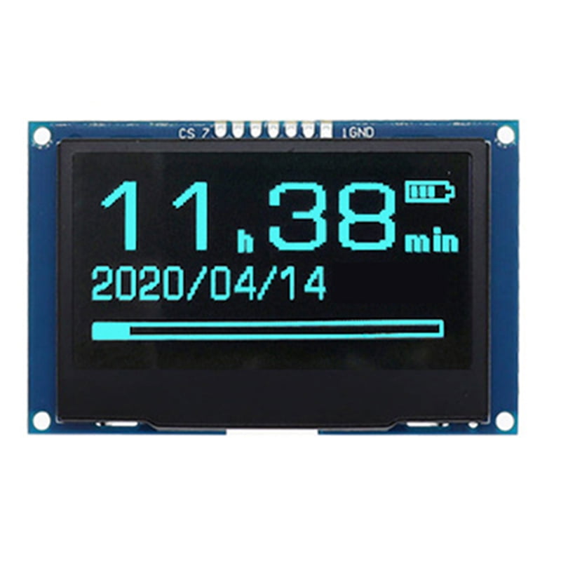 2.42Inch OLED Display Module 128x64, SSD1309 SPI Serial Interface, High Definition LCD Screen ...
