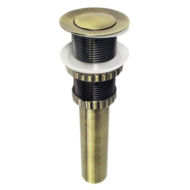 2.44 in. Coronet Push Pop-Up Bathroom Sink Drain without Overflow ...