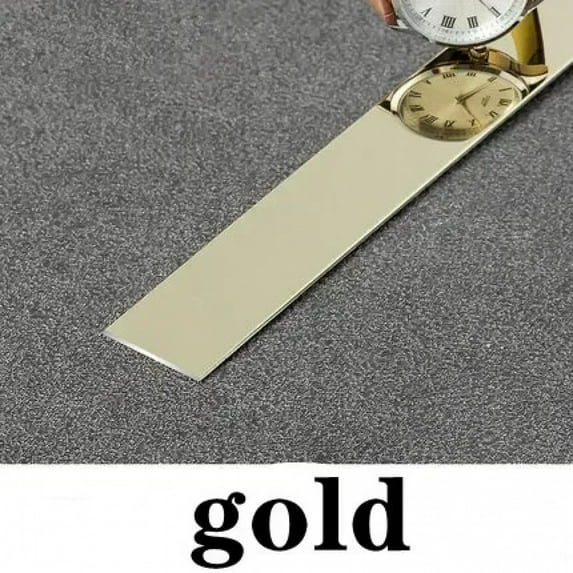 2.44M Self-adhesive Wall Decor Sticker Mirror Stainless Steel Flat ...